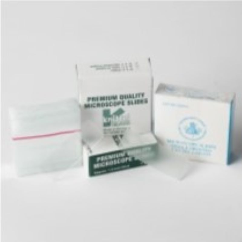 024-LAB-037 Frosted Microscope Slide Twin Beveled Edge 3" x 1" , 72/box