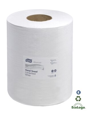 121201 Tork Advanced Centerfeed Towels 2 ply - White, 6/case
