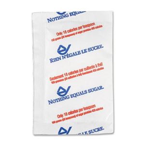 21500 SINGLE SERVE Sugar Packets, 3.5 Gm, 1000/case