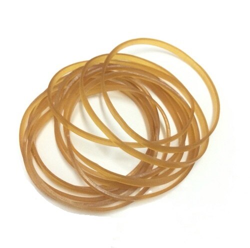 #32 NATURAL RUBBER BAND, 1-LB, 5/package
