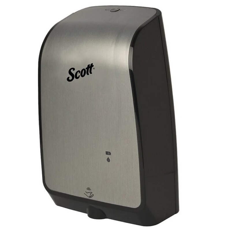 32508 Scott Electronic Skin Care Dispenser, Brushed Metallic, 1,200ml