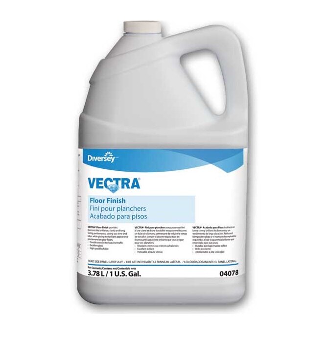 04078 Vectra Floor Finish, 3.78L, 4/case