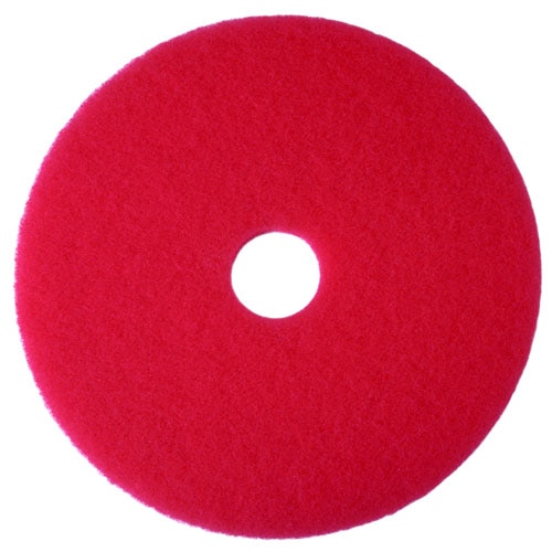 3M Niagara Red Buffer Pad, 5100, 20", 5/case