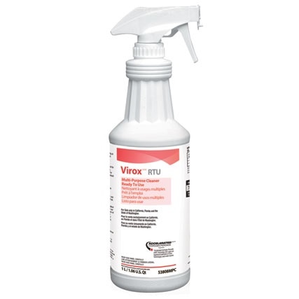 101103670 Virox AHP 5 RTU Surface Cleaner & Disinfectant, 946ml, 12/case